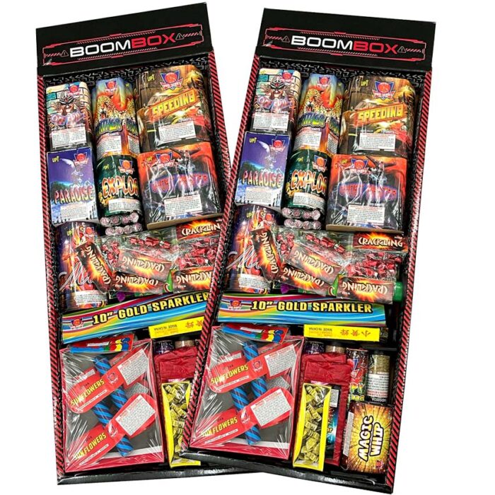BOOM BOX - ASSORTED TRAY - BUY ONE GET ONE FREE! - Fireworks Warehouse